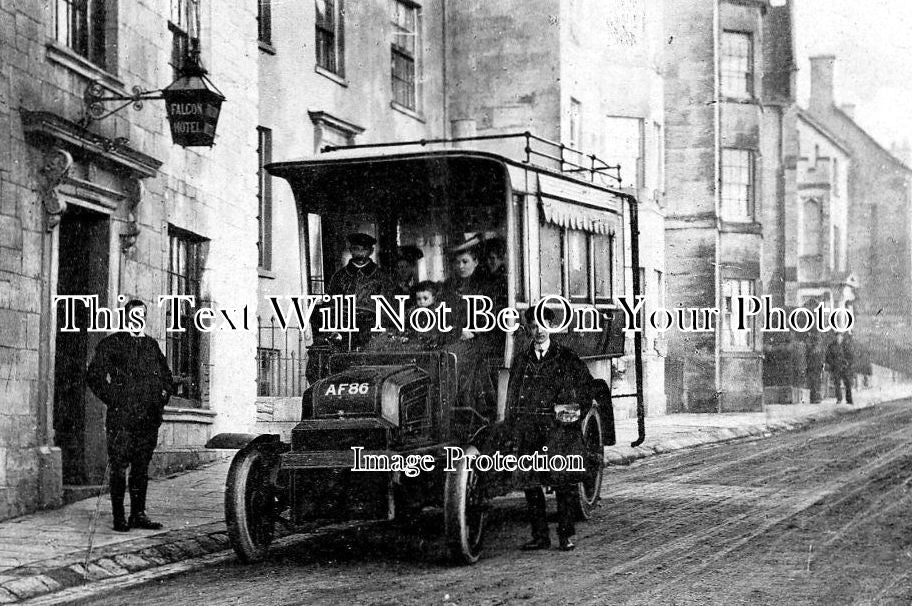 GL 224 - Bus For Stroud, Falcon Hotel, Painswick, Gloucestershire c190 ...