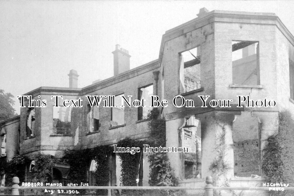 GL 410 - Rodborough Manor After Fire, Gloucestershire – JB Archive