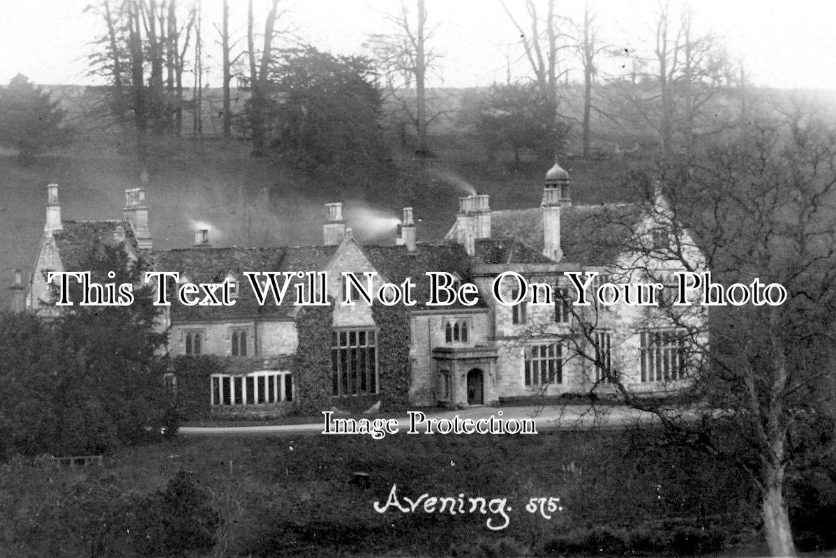 GL 437 - Avening Country House, Near Tetbury, Gloucestershire c1922 ...