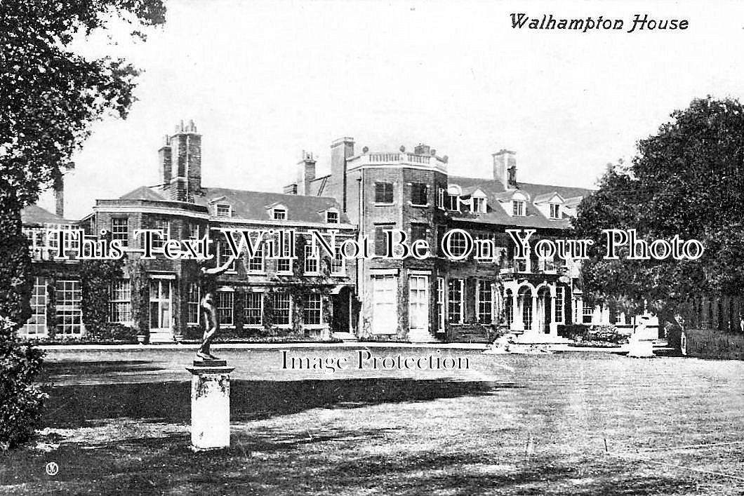 HA 155 - Walhampton House, Near Lymington, Hampshire – JB Archive