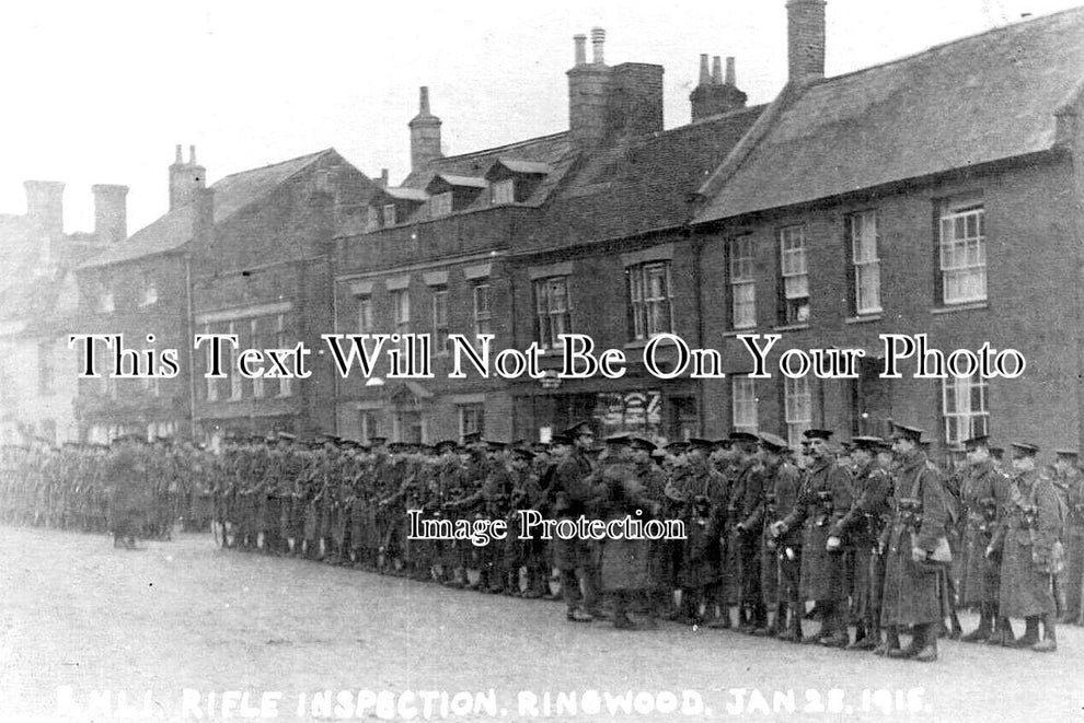HA 2501 - RMLI Rifle Inspection, Ringwood, Hampshire 1915 WW1 – JB Archive