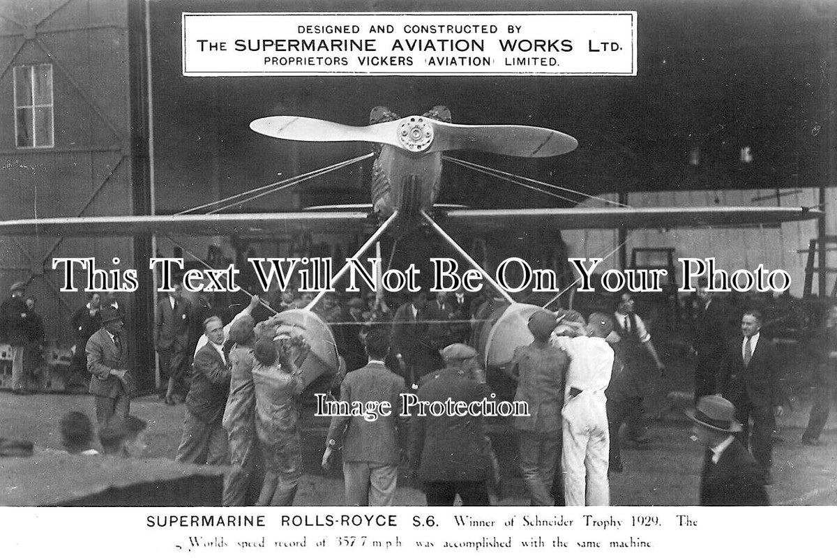 HA 2560 - Supermarine Schneider Trophy Calshot, Hampshire 1929 – JB Archive