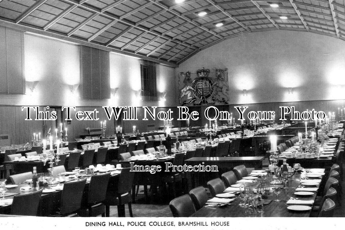 HA 3538 - Dining Hall, Police College, Bramshill House, Hampshire – JB ...