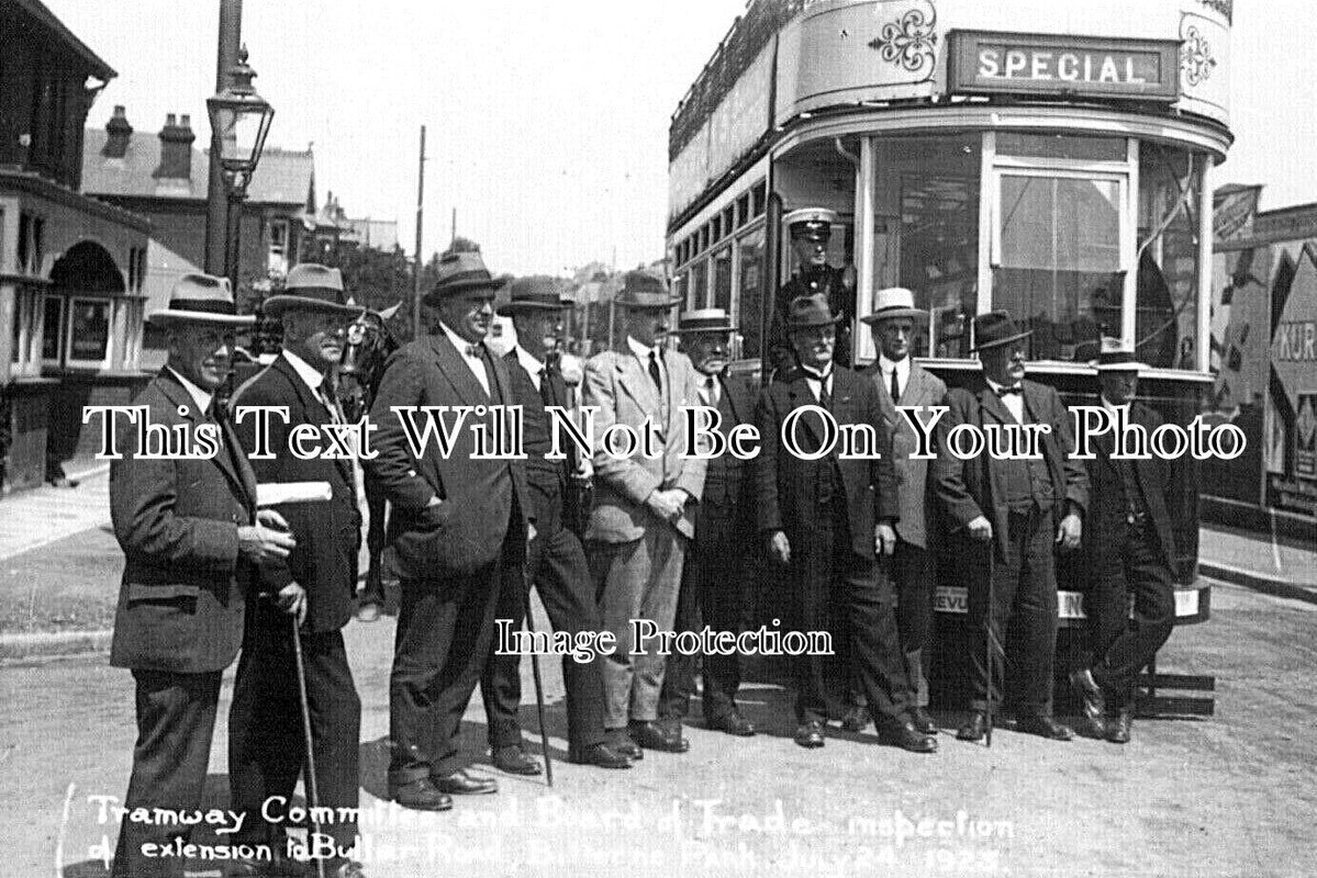 HA 5158 - Tramway Extension Inspection, Southampton, Hampshire 1923 ...