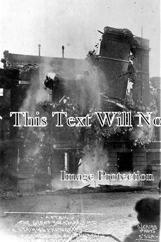 HA 603 - Portsmouth After Great Dockyard Fire, Hampshire – JB Archive