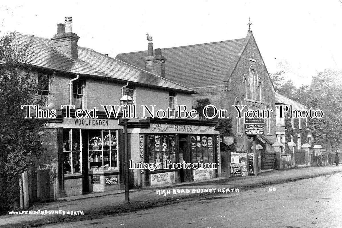 HF 1074 - High Road, Bushey Heath, Hertfordshire c1919 – JB Archive