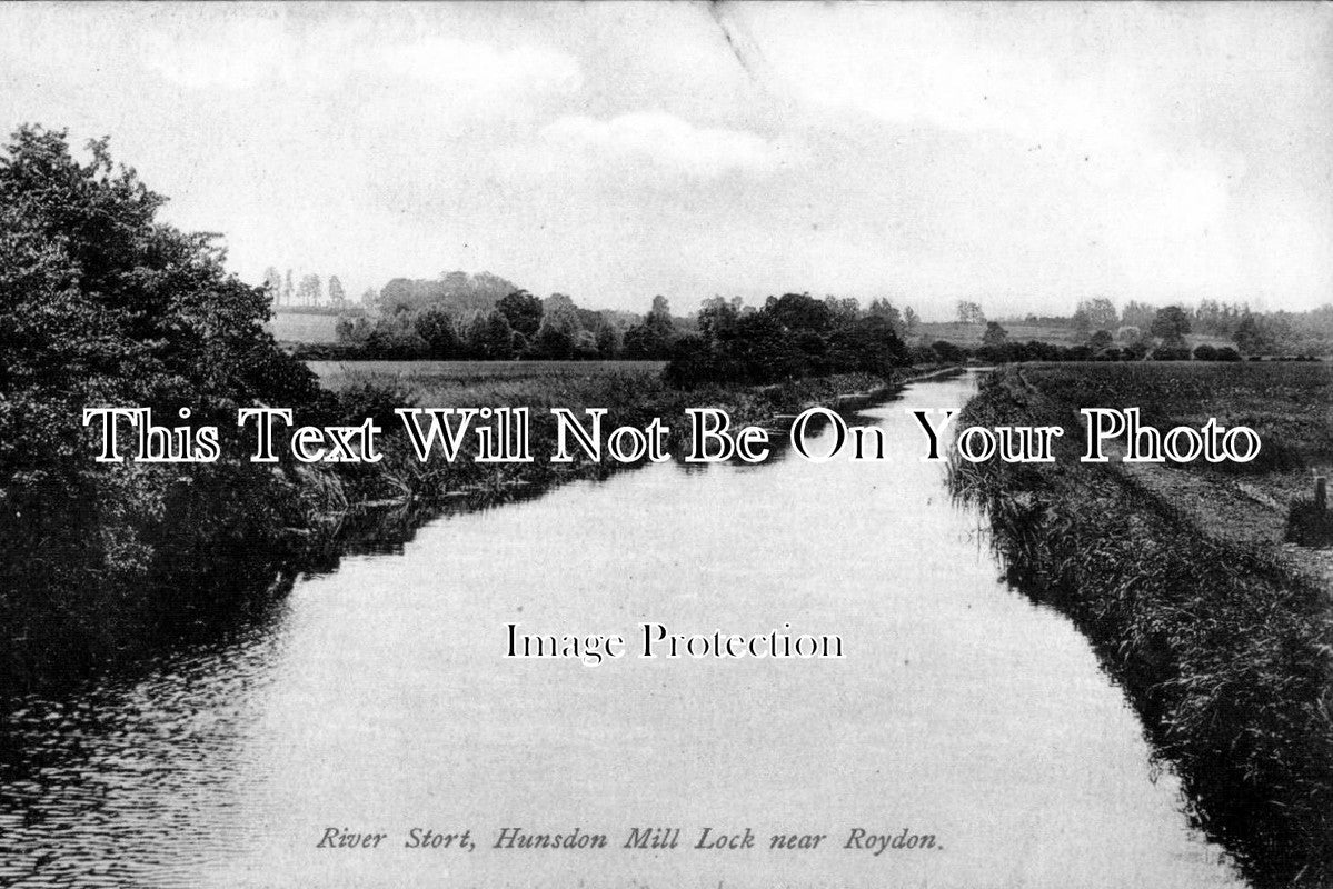 HF 446 - Hunsdon Mill Lock Near Roydon, River Stort, Hertfordshire – JB ...