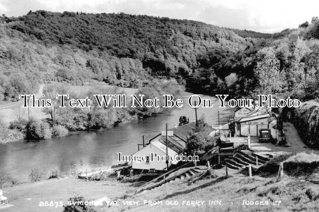 HR 838 - Symonds Yat From The Old Ferry Inn Pub, Herefordshire – JB Archive