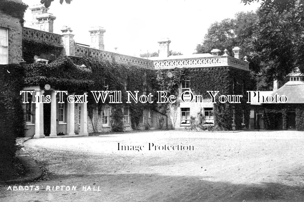 HU 125 - Abbots Ripton Hall, Huntingdonshire c1921 – JB Archive