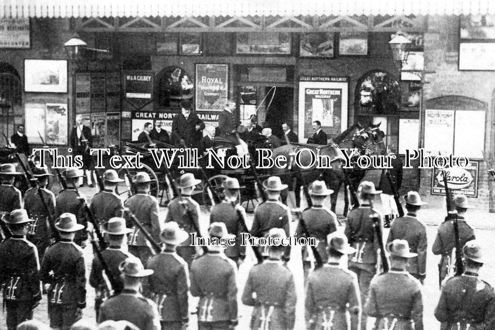 HU 45 - Royal Visit, Huntingdon Railway Station, Huntingdonshire 1906 ...