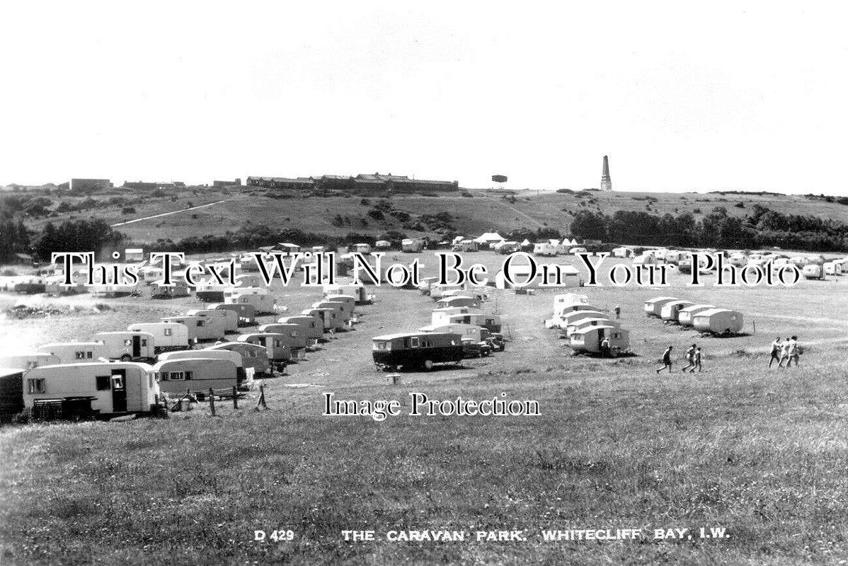 IO 1248 - The Caravan park, Whitecliff Bay, Bembridge, Isle Of Wight ...