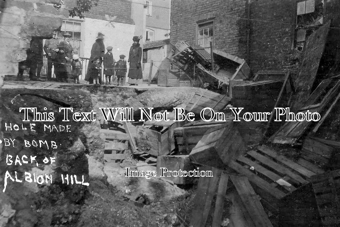 KE 1540 - Albion Hill WW1 Zeppelin Raid, Ramsgate 1915 WW1 – JB Archive