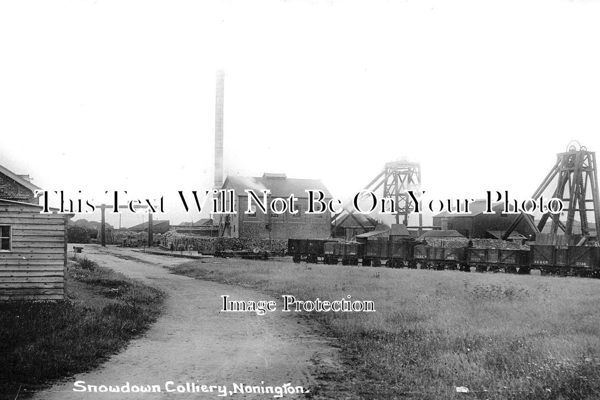 KE 1920 - Snowdown Colliery Pit Head, Nonington, Kent – JB Archive