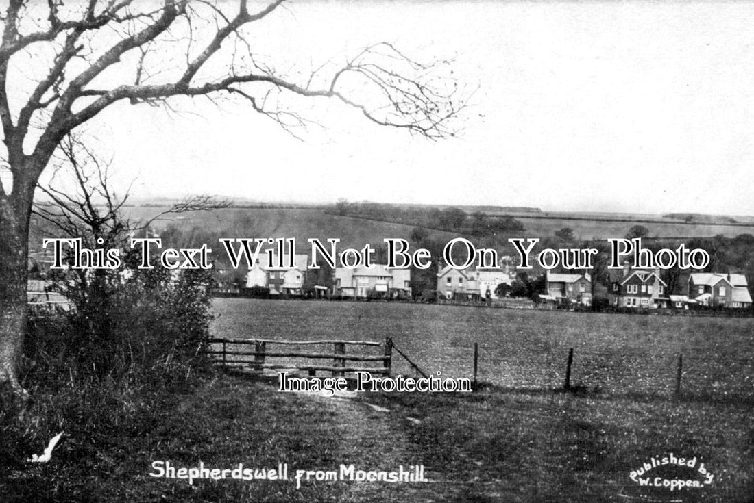KE 1980 - Shepherdswell From Moonshill, Kent – JB Archive