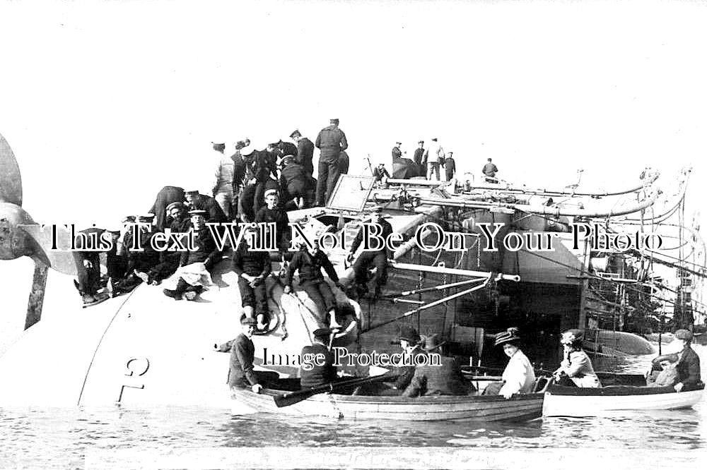 KE 2203 - Salvage Crew On The Wreck Of HMS Gladiator, Kent 1908 – JB ...