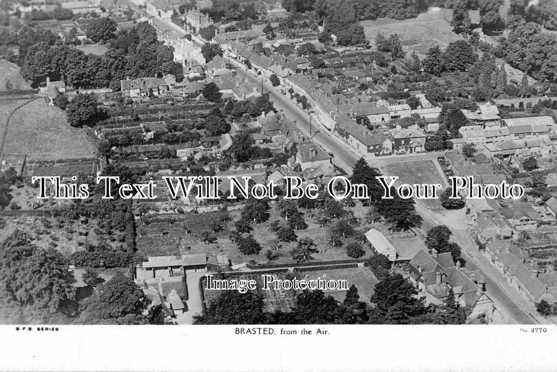 KE 2224 - Brasted From The Air, Kent – JB Archive