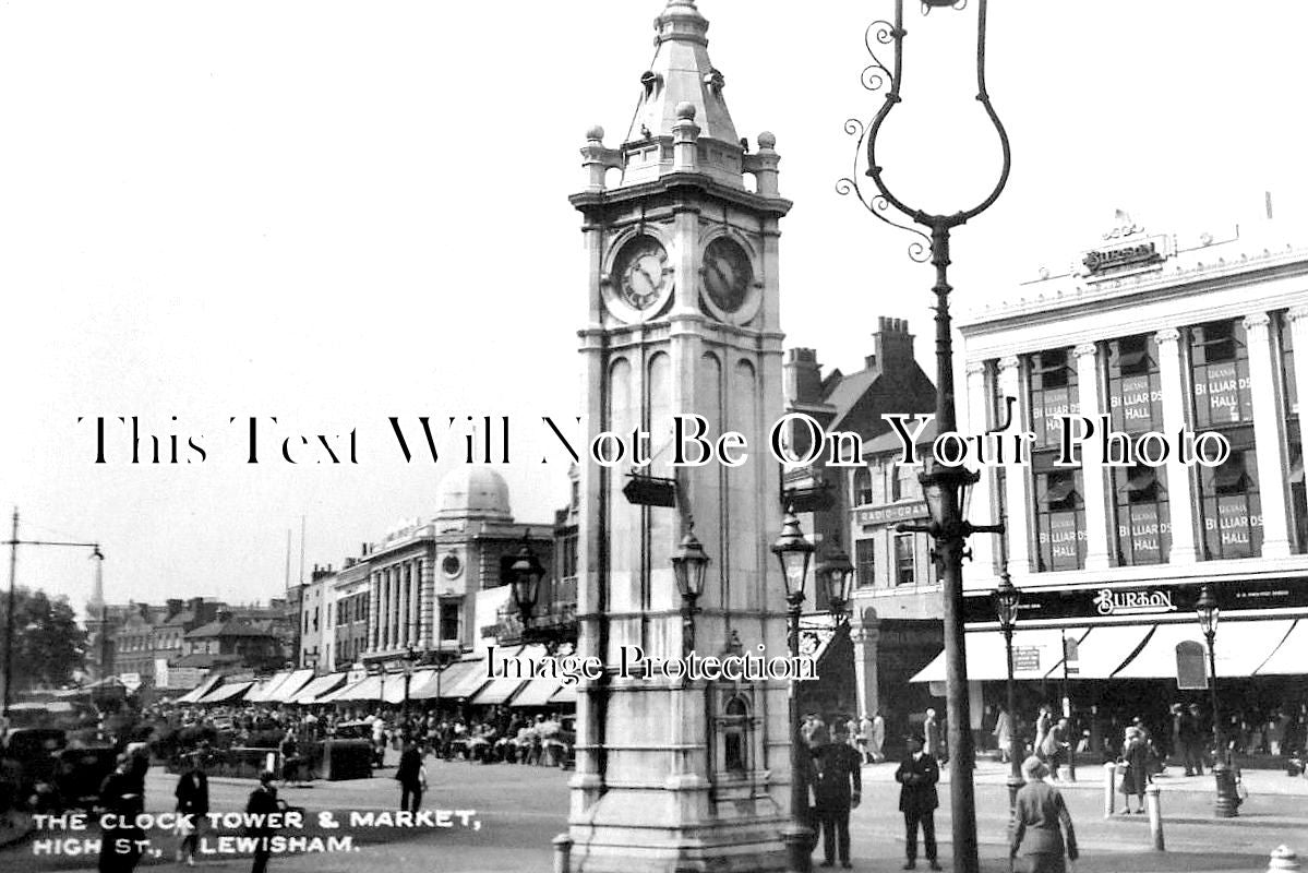 KE 2418 - The Clock Tower & Market, High Street, Lewisham, Kent – JB ...