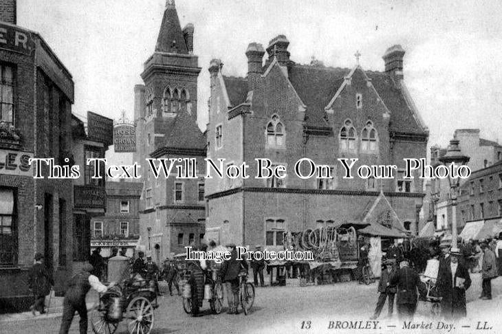 KE 27 - Bromley Market Day, Kent c1908 – JB Archive