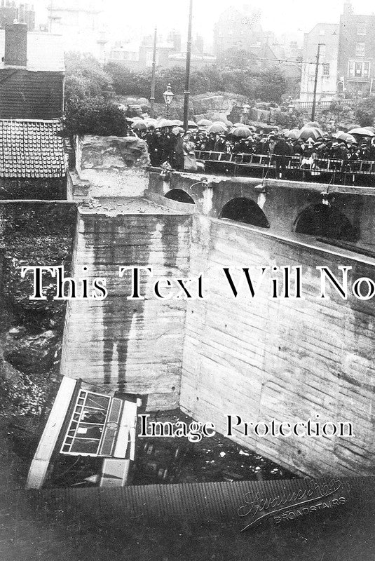 KE 2946 - Electric Tram Smash Off Madeira Walk, Ramsgate, Kent 1905 ...