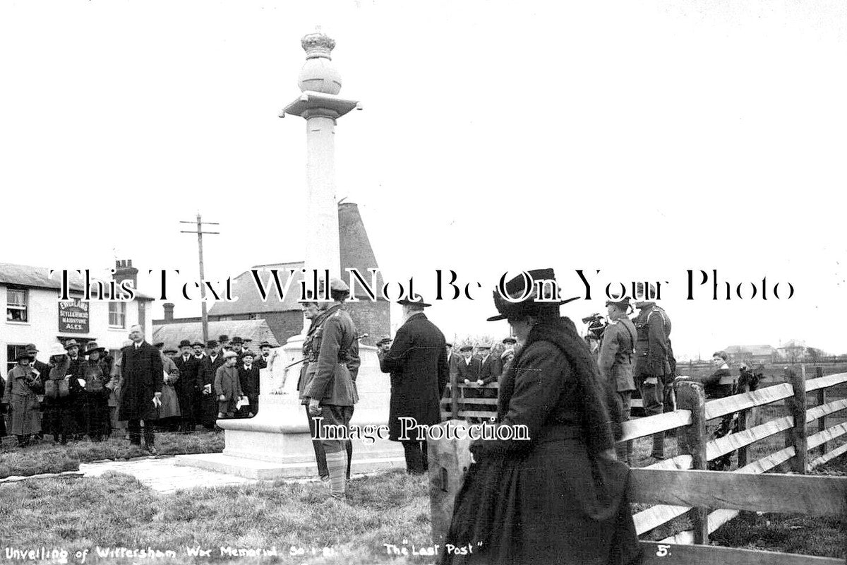 KE 3312 - Unveiling Of Wittersham War Memorial, Kent – JB Archive