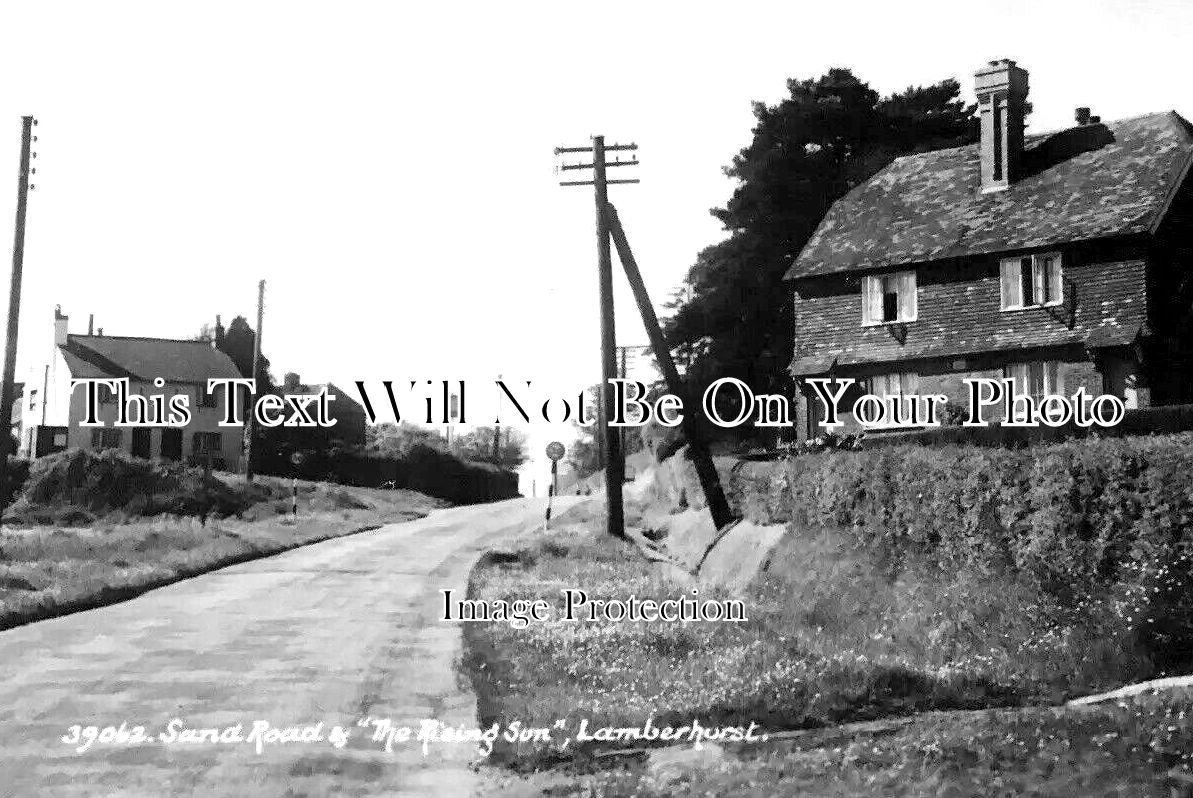 KE 4361 - Sand Road & The Rising Sun Pub, Lamberhurst, Kent – JB Archive