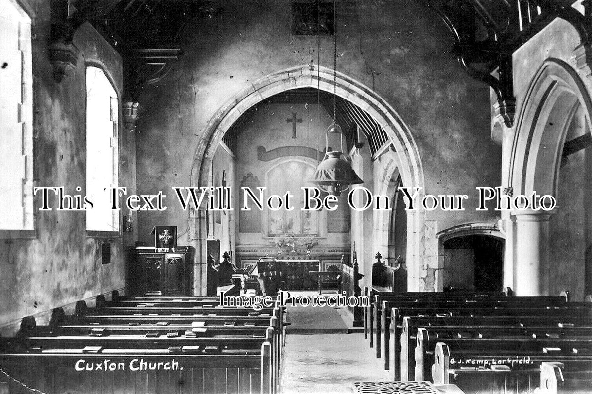 KE 4448 - Cuxton Church Interior, Kent c1919 – JB Archive