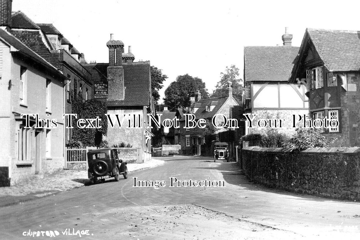 KE 4980 - The Crown Inn Pub, Chipstead Village, Kent – JB Archive