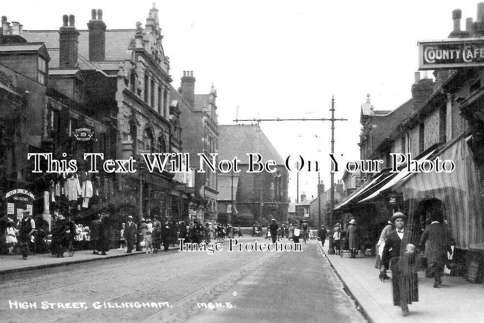 KE 5510 - High Street, Gillingham, Kent c1929 – JB Archive