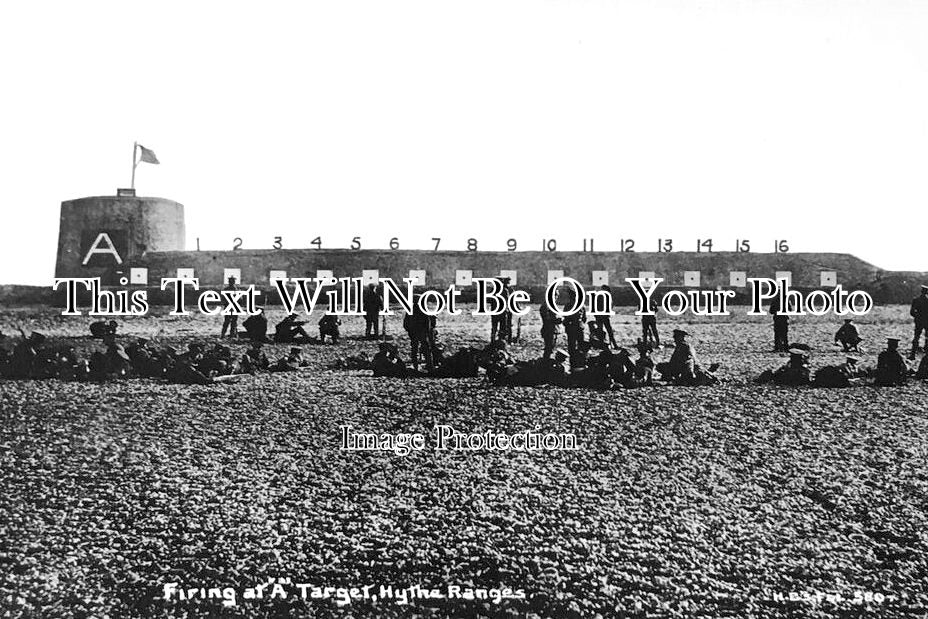 KE 5830 - Firing At A Target, Hythe Ranges, Kent – JB Archive