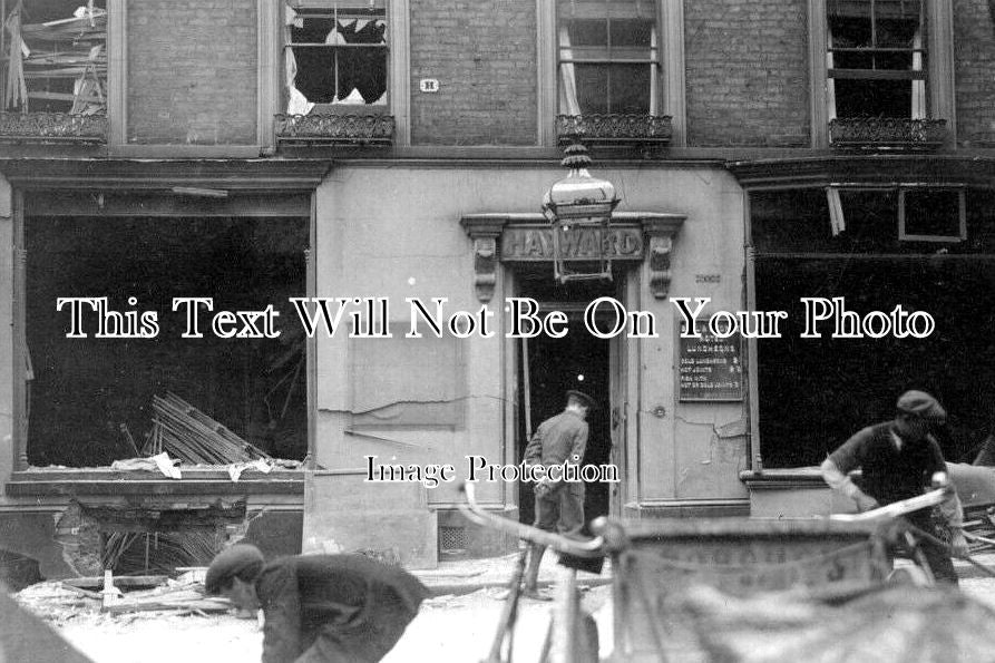 KE 5891 - Zeppelin Raid Damage, Ramsgate, Kent 1915 WW1 – JB Archive