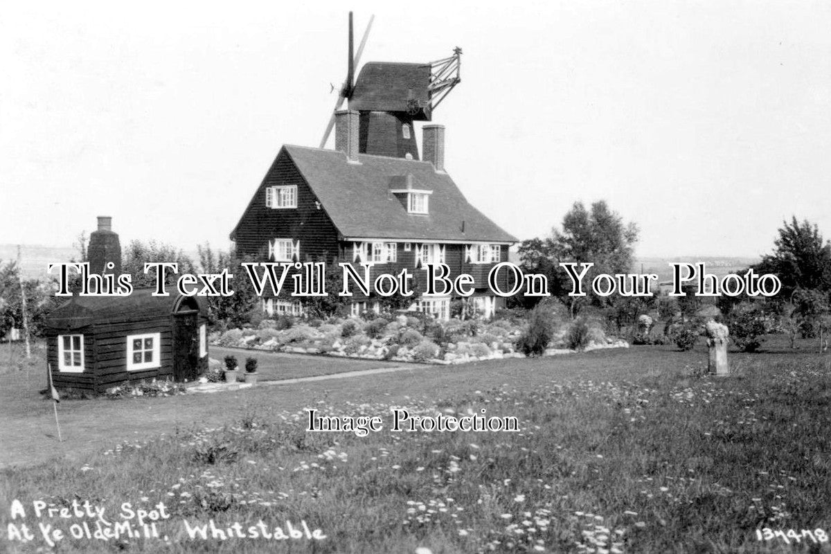 KE 600 - A Pretty Spot At Ye Olde Mill, Windmill, Whitstable, Kent – JB ...