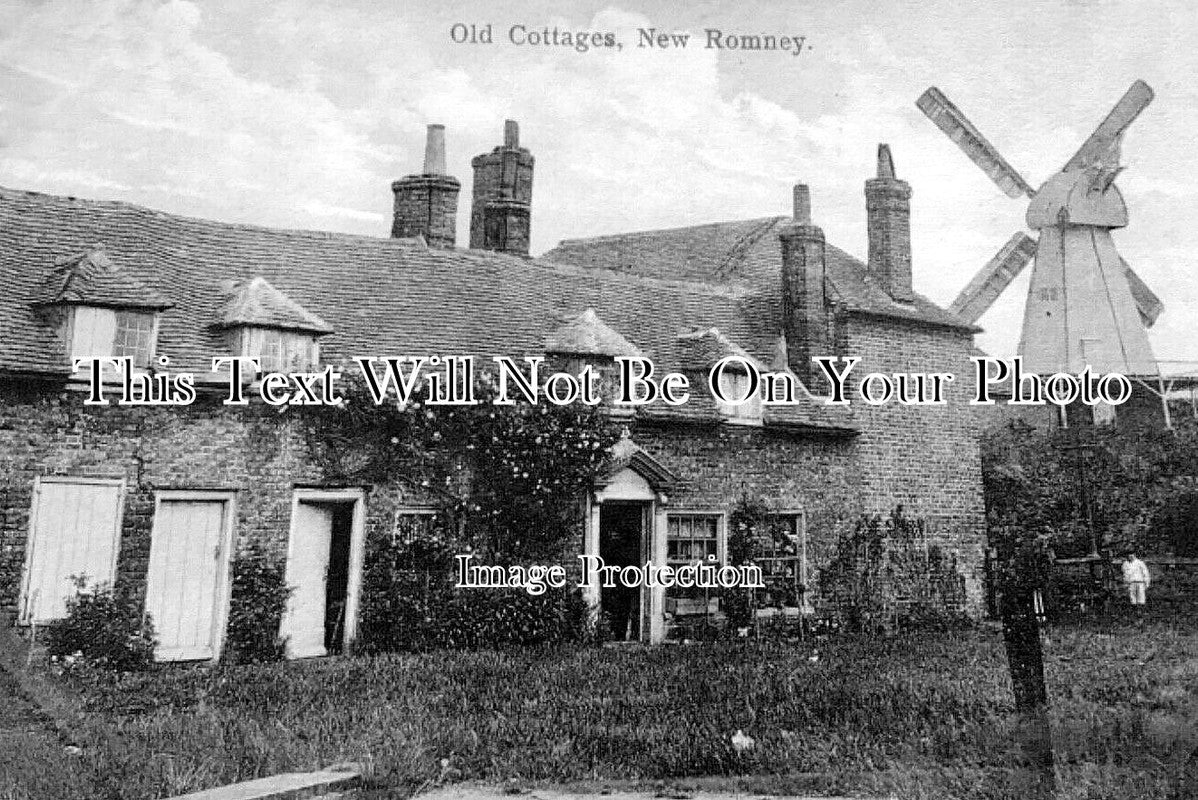 KE 6031 - Old Cottages, New Romney, Kent – JB Archive