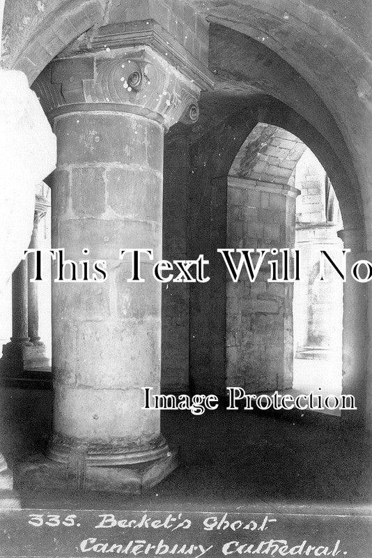 KE 6131 - Beckets Ghost, Canterbury Cathedral, Kent – JB Archive