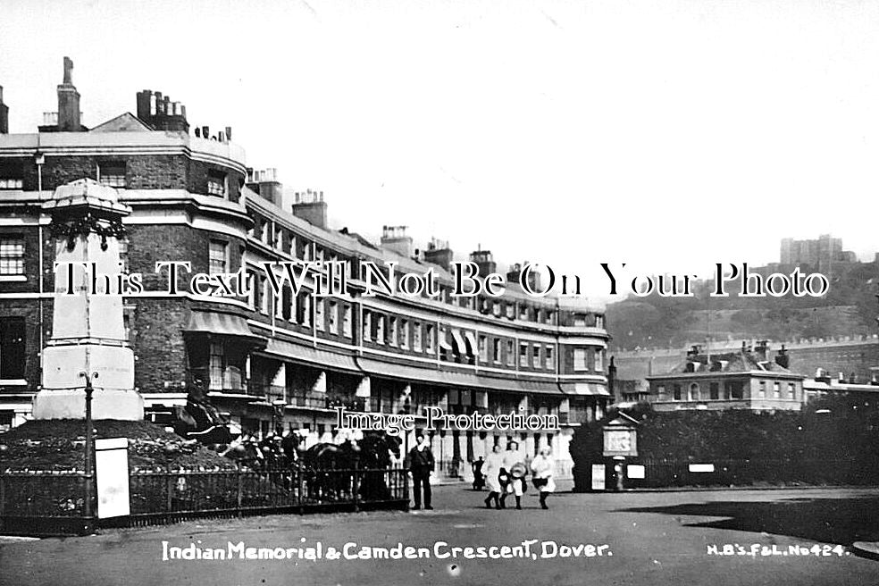 KE 6155 - Indian Memorial & Camden Crescent, Dover, Kent – JB Archive