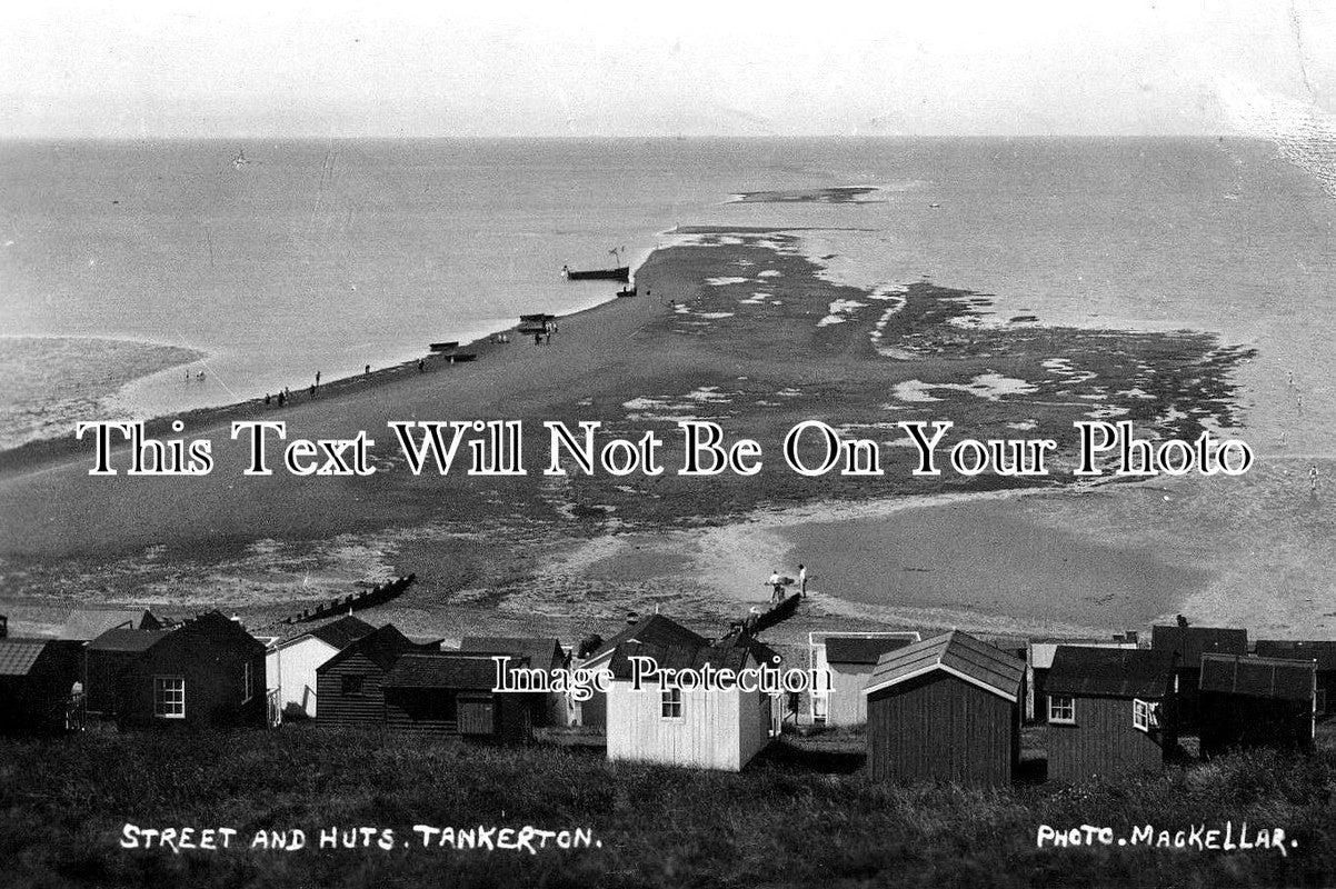 KE 876 - Beach Huts & The Street, Tankerton, Whitstable, Kent – JB Archive