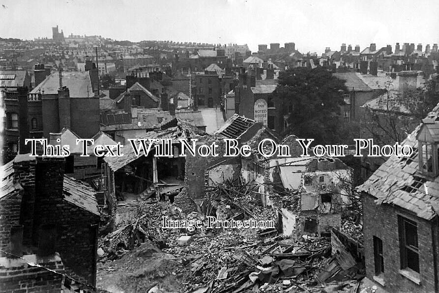 KE 92 - WW2 War Damage, Hertford Inn, Ramsgate, Kent 1943 – JB Archive