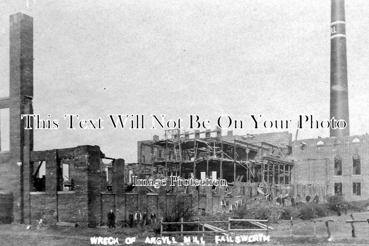 LA 1194 - Wreck Of Argyll Mill, Failsworth, Lancashire 1929 – JB Archive