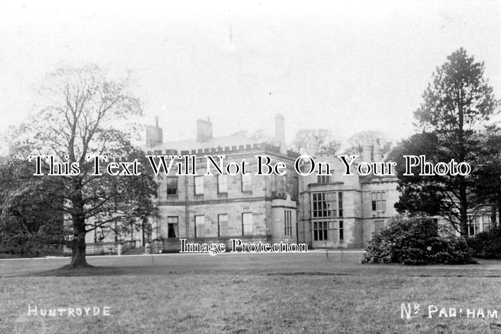 LA 1416 - Huntroyde Hall, Simonstone, Lancashire c1920 – JB Archive