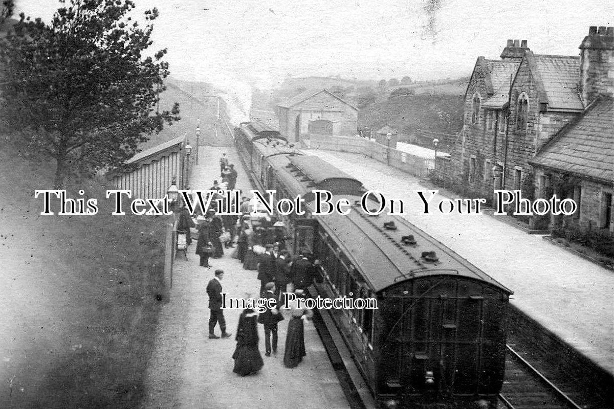 LA 1572 - Arkholme Railway Station, Lancashire c1905 – JB Archive
