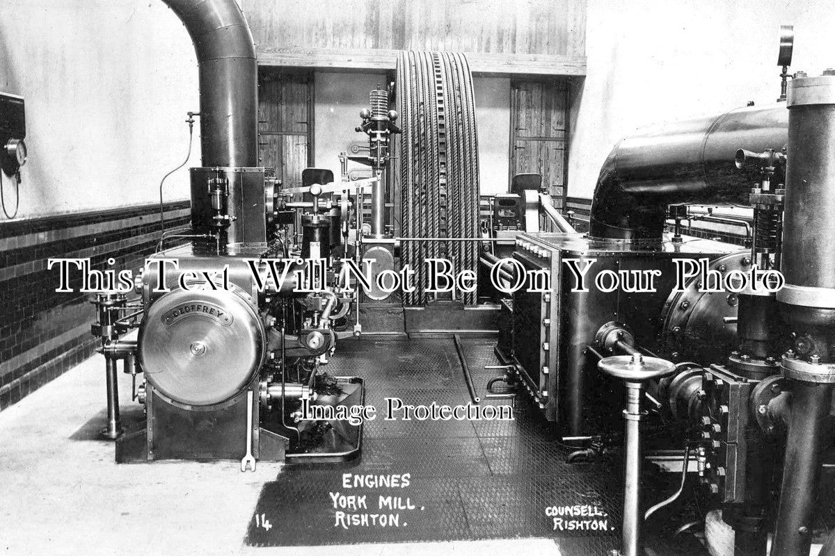 LA 2287 - Engines York Mill, Rishton, Lancashire – JB Archive
