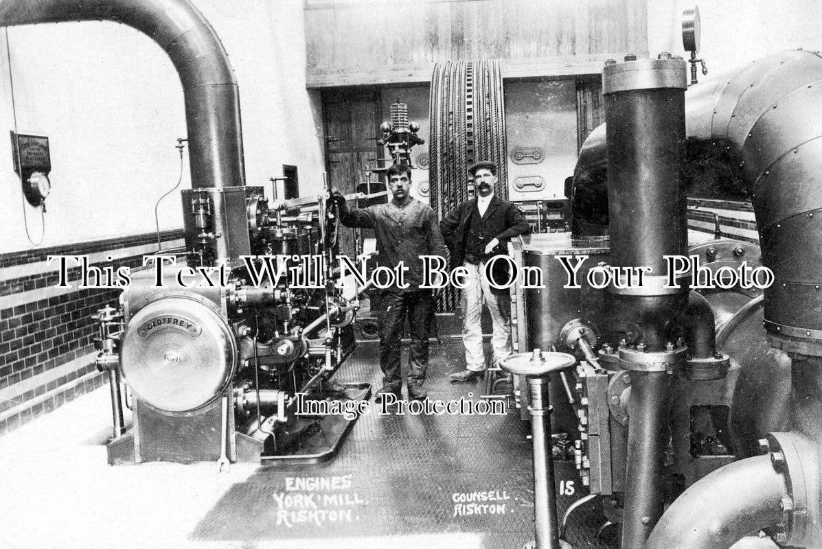 LA 2308 - The Steam Engines, York Mill, Rishton, Lancashire – JB Archive