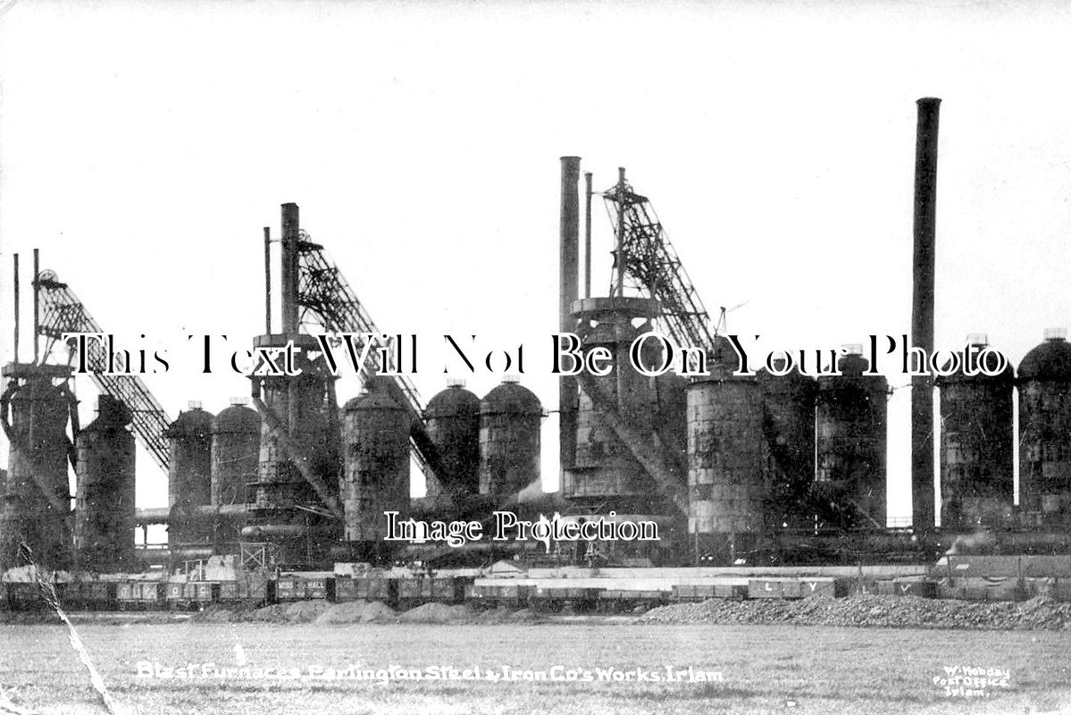 LA 2640 - Irlam Blast Furnaces At Partington Steel & Iron Works, Lanca ...