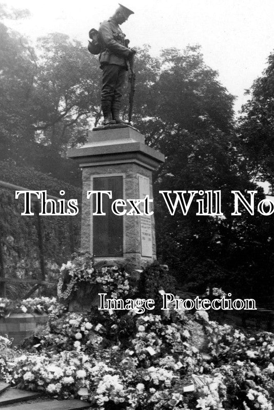 LA 266 - WW1 War Memorial, Clitheroe Castle, Lancashire c1920 – JB Archive