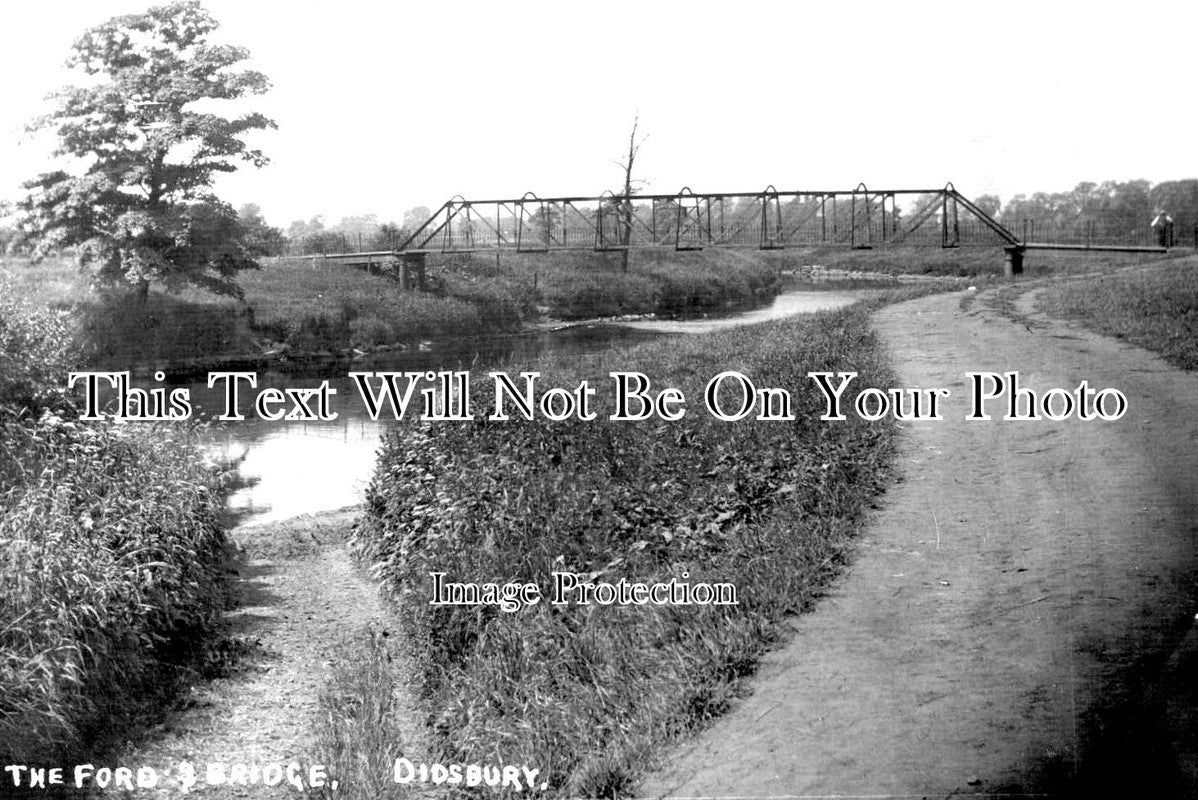 LA 2850 - The Ford & Bridge, Didsbury, Lancashire – JB Archive
