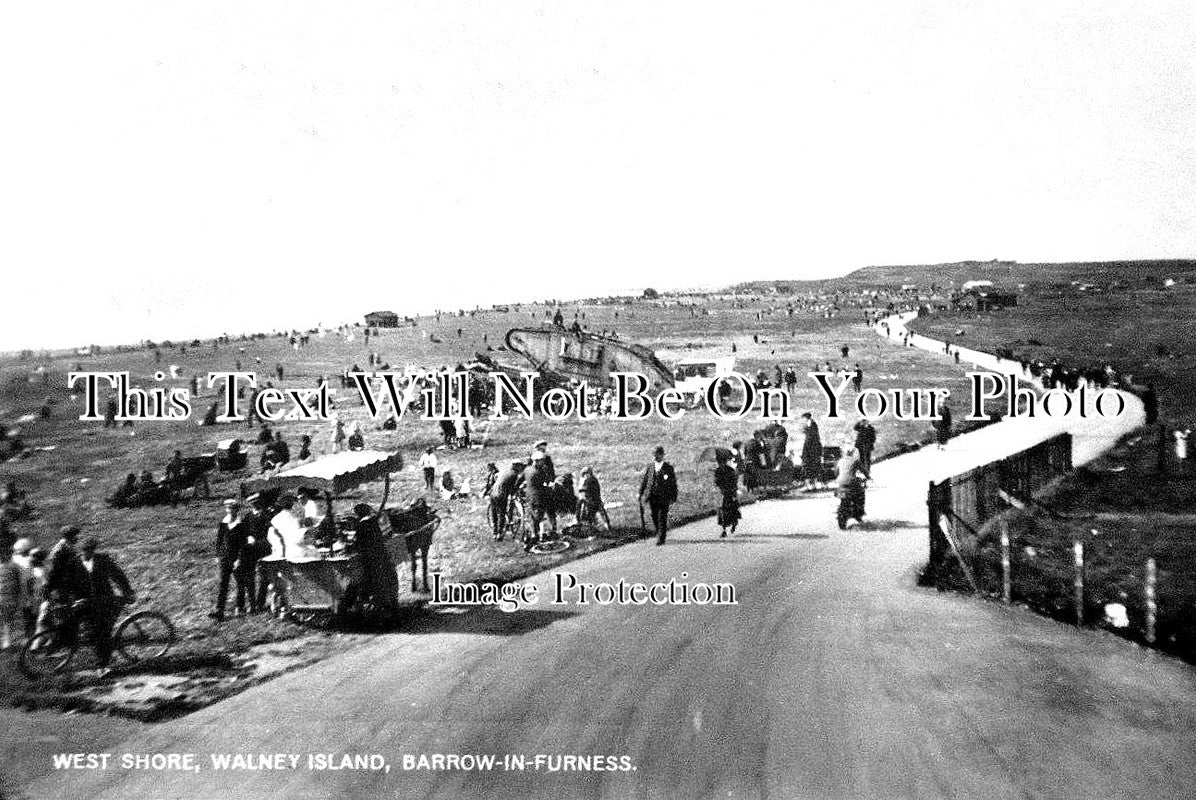 LA 3130 - WW1 Tank, West Shore, Walney Island, Barrow In Furness, Lanc ...