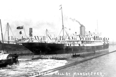 LA 3245 - Steamer Trafford Hall At Manchester Ship Canal – JB Archive