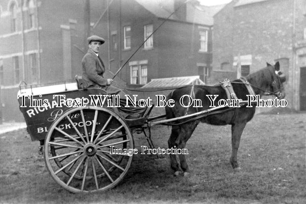 LA 3489 - Richardson Baker Horse & Cart, Blackpool, Lancashire – JB Archive