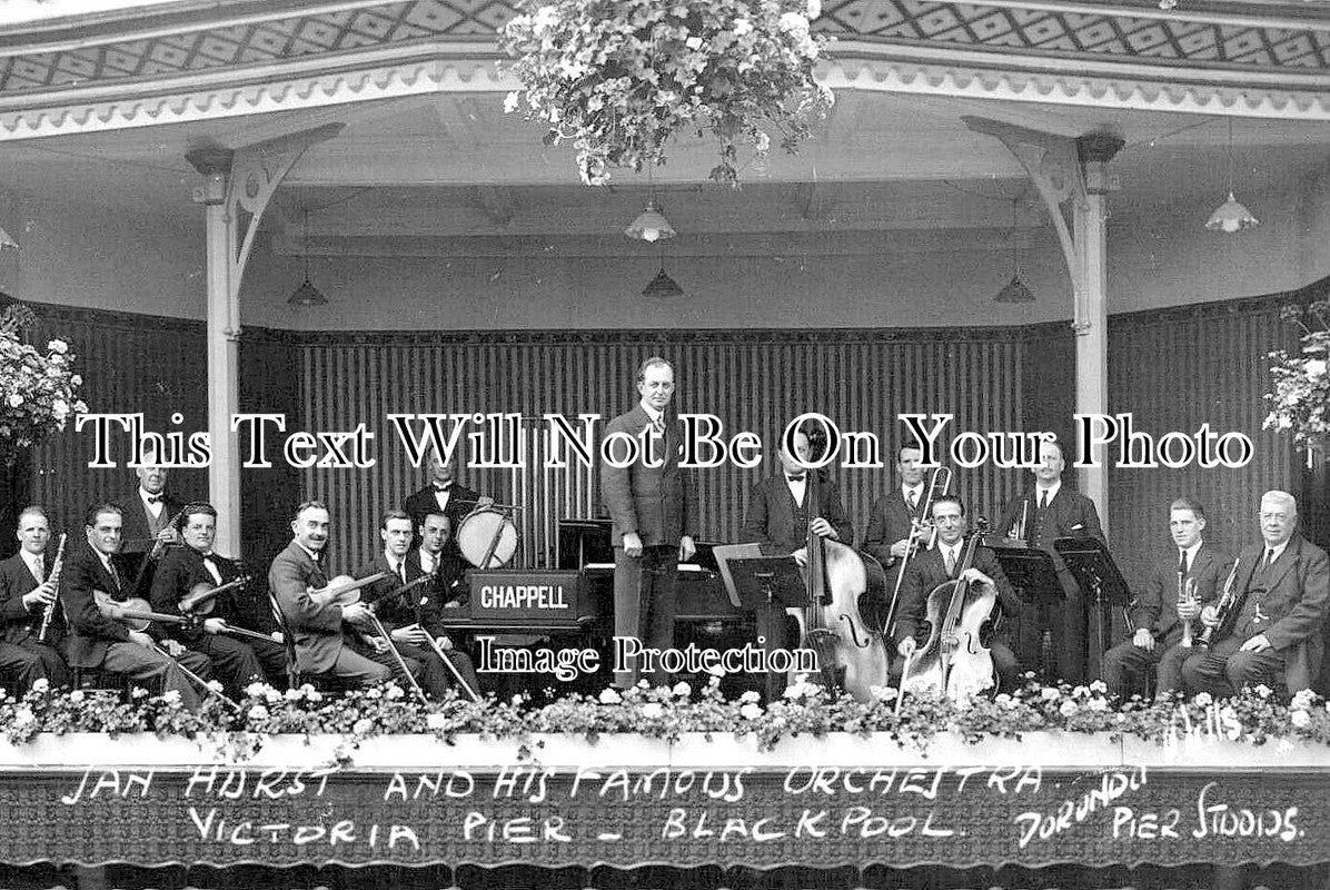 LA 3733 - Jan Hurst & His Famous Orchestra, Victoria Pier, Blackpool ...