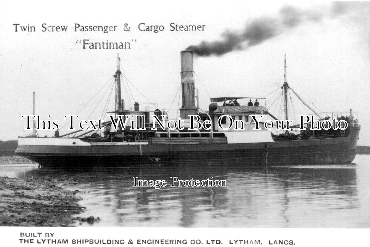 LA 4211 - Fantiman Steamer, Lytham Shipbuilding, Lancashire – JB Archive