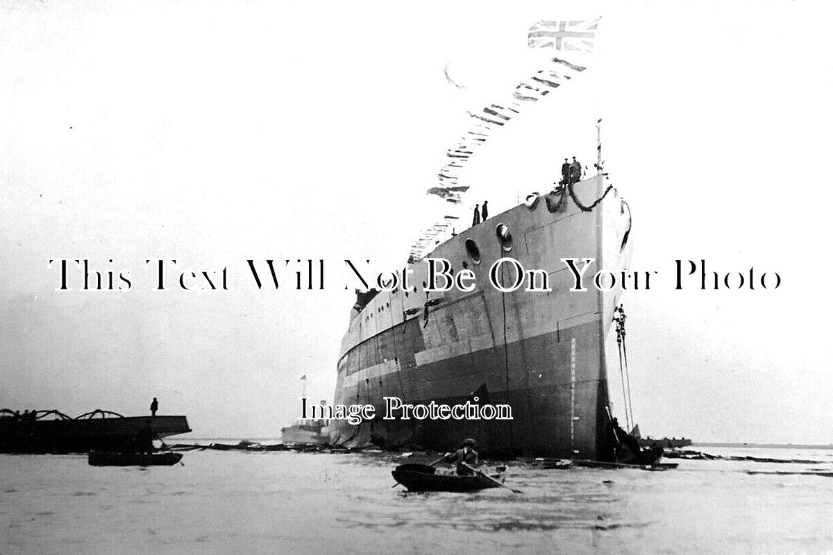 LA 4486 - Launch Of HMS Princess Royal, Barrow, Lancashire 1911 – JB ...